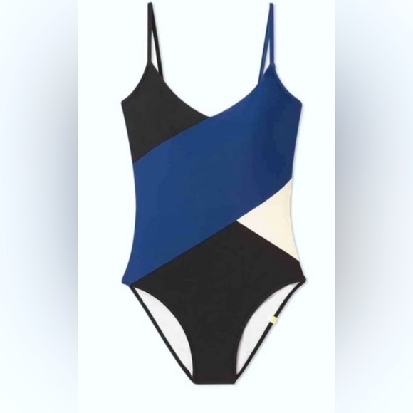 summersalt | Swim | Nwt Summersalt Marina Onepiece Colorblock Swimsuit ...
